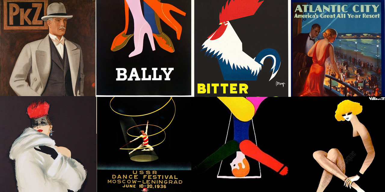 IVPDA | Original vintage posters showcase: Glamour and Style