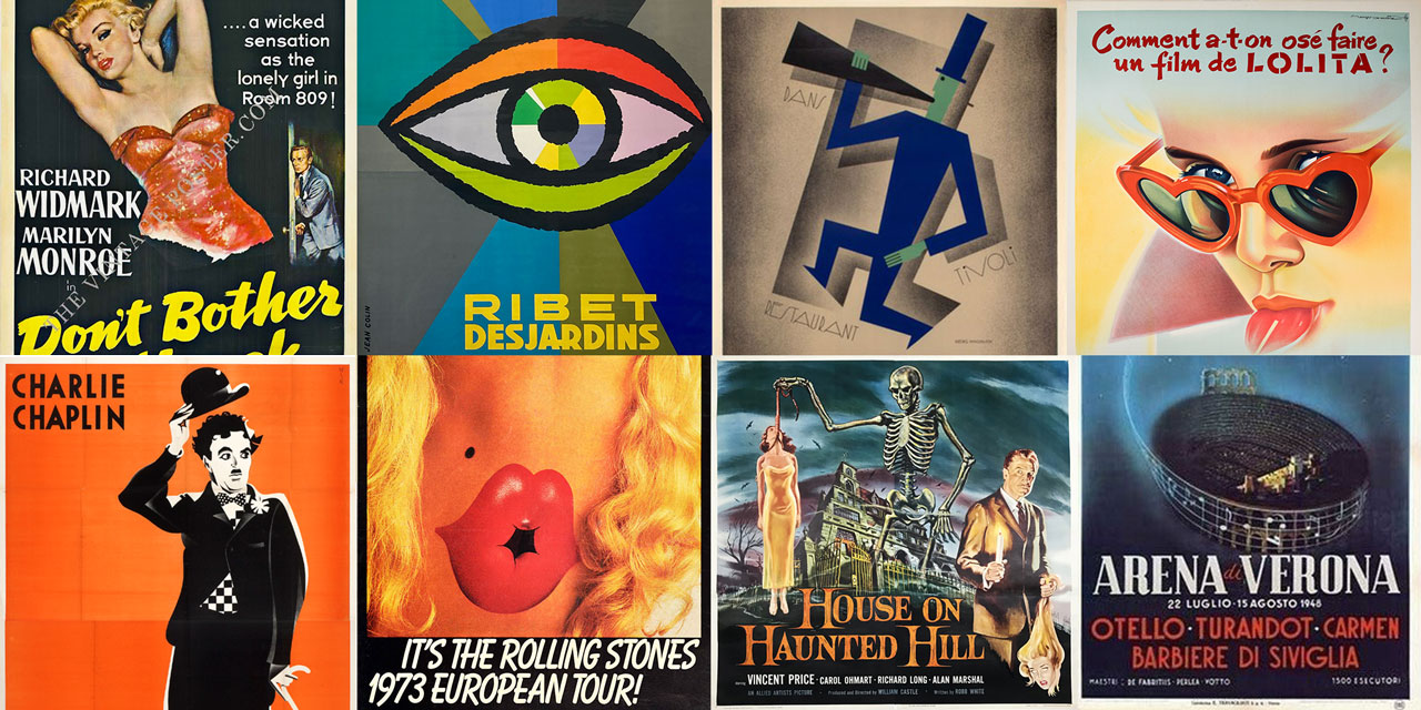 IVPDA | Original vintage posters showcase: Timeless Treasures - Vintage ...