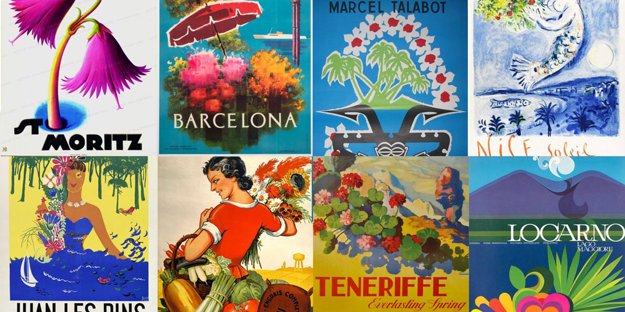 IVPDA | Original vintage posters showcase: Flowers in Vintage Posters