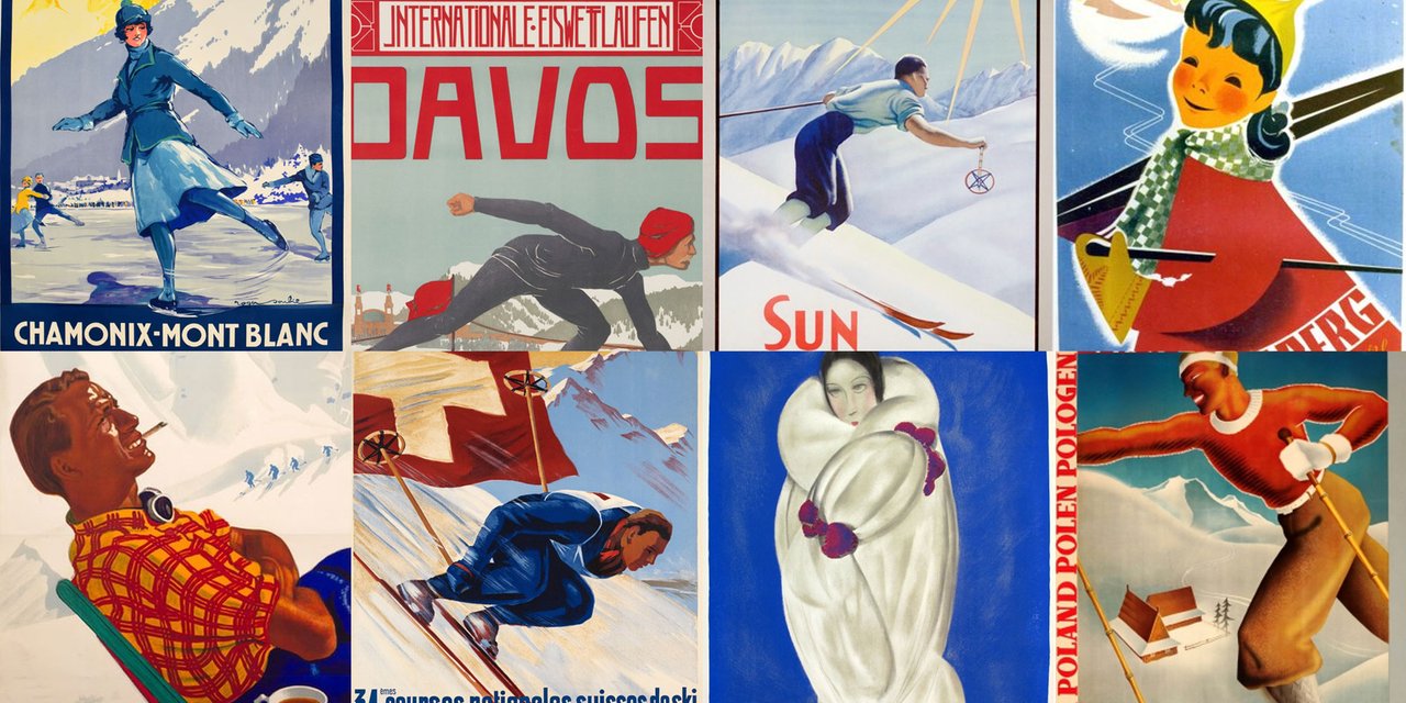 IVPDA | Original vintage posters showcase: Vintage Winter and Ski Posters